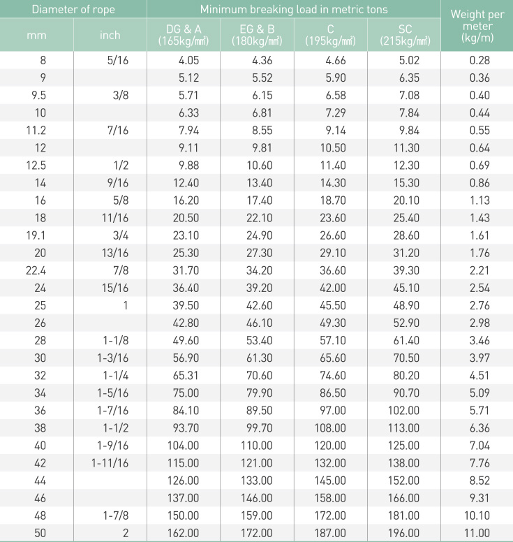 6xWS(36)+IWRC | CHOSEOK STEEL